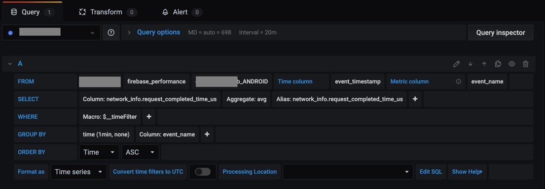 Bug when replicating previously working panel · Issue #263 · doitintl/bigquery-grafana · GitHub