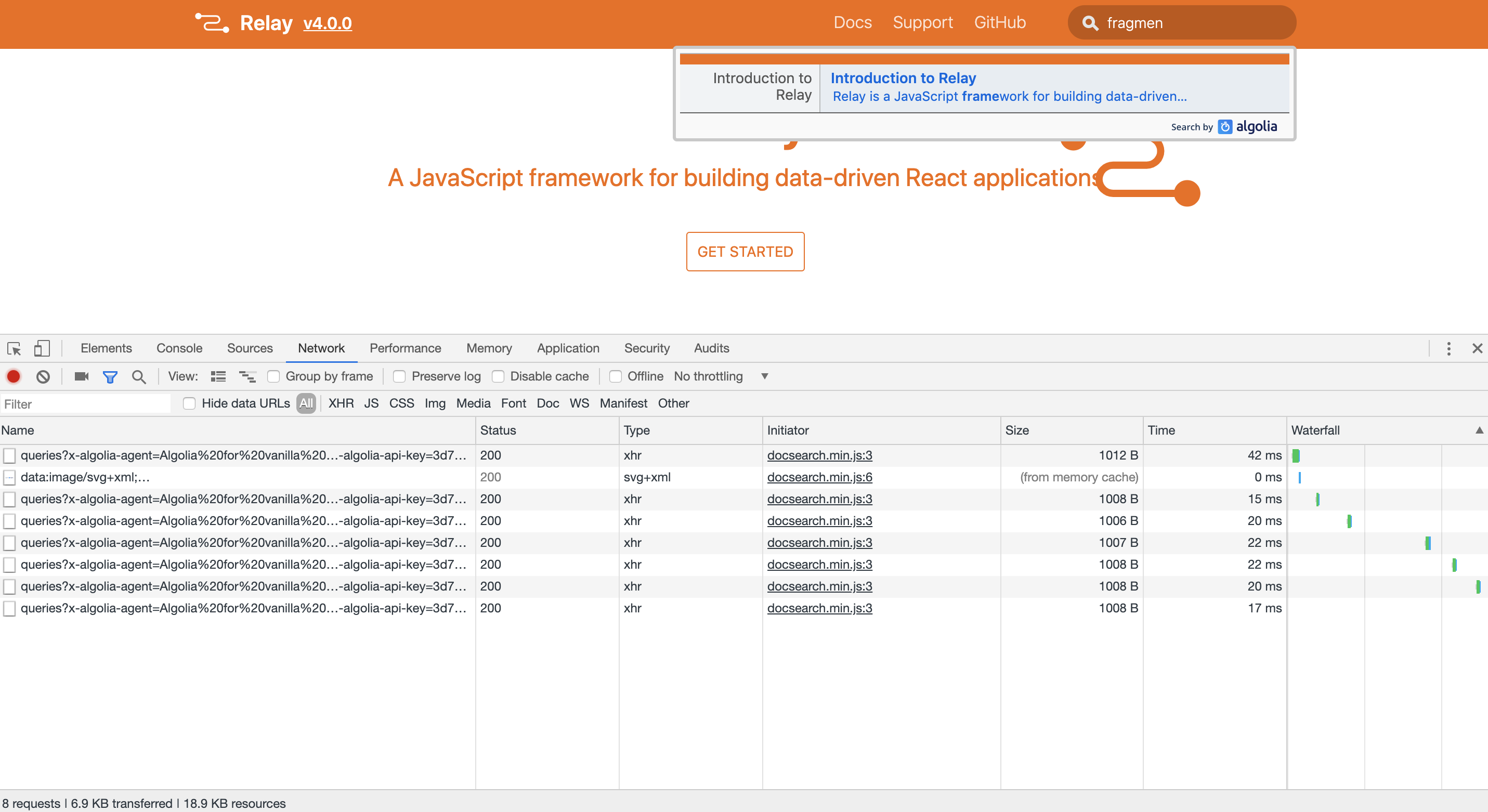 [website][docs] search is broken · Issue #2735 · facebook/relay · GitHub