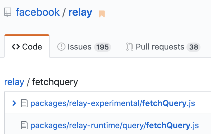 Should fetchQuery be renamed? · Issue #2991 · facebook/relay · GitHub