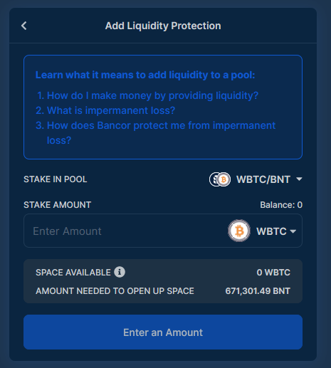 add indication of space available · Issue #775 · bancorprotocol/webapp · GitHub