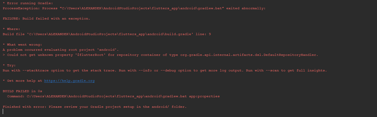 I Got Build App Issue · Issue 35373 · Flutterflutter · Github