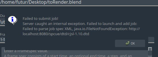 'Failed to launch and add job' - Can't submit job? · Issue #896 · AcademySoftwareFoundation ...