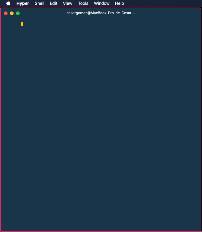 Hyper open in blank, even if i type something im not able to see anything in the screen · Issue ...