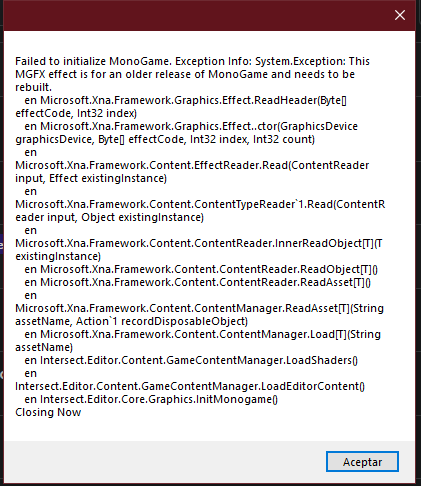 Editor crash when i open · Issue #313 · AscensionGameDev/Intersect-Engine · GitHub