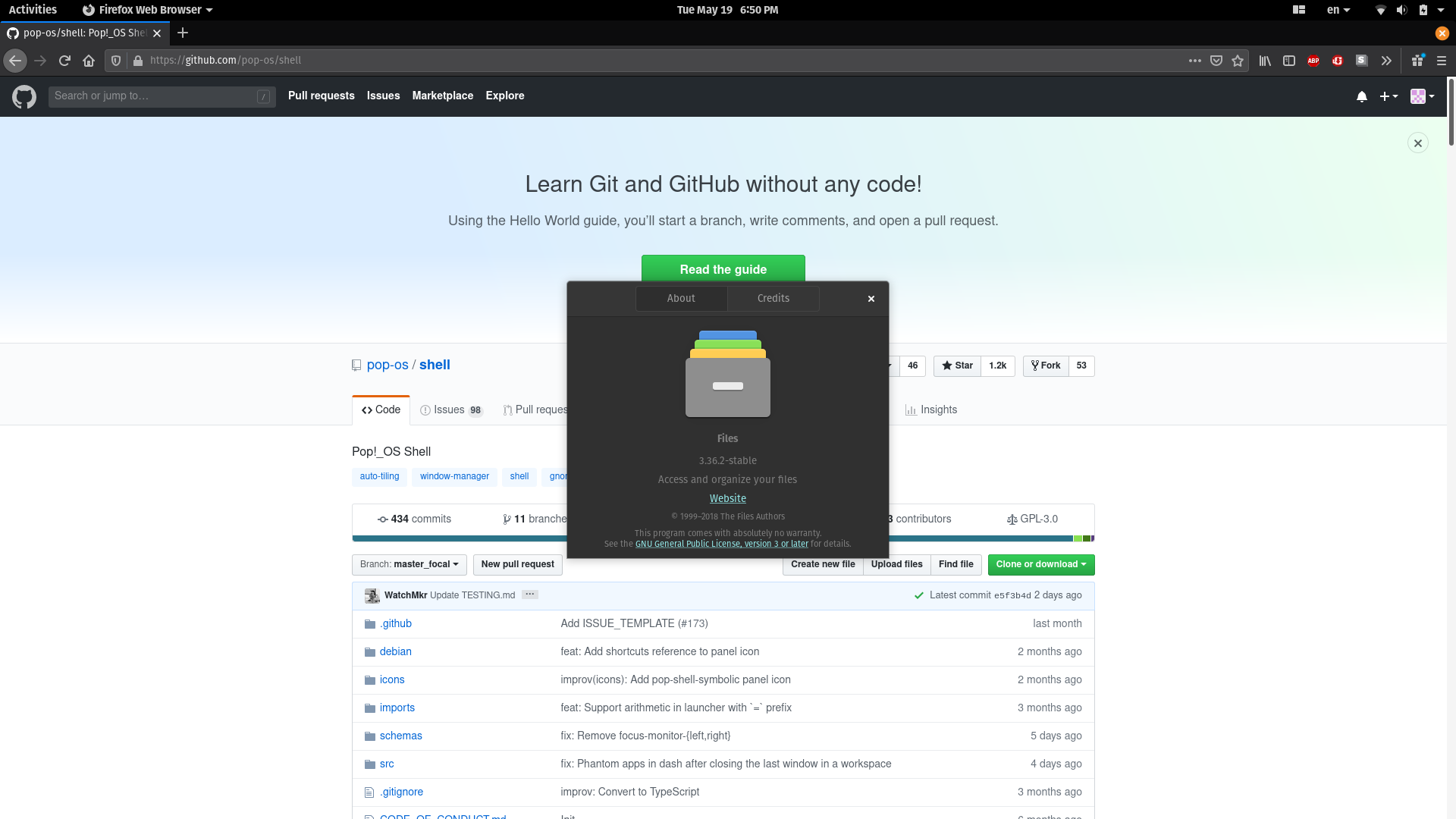 Modal Dialogs Stay On Top Of Other Apps Even When Not Using Tiling Mode · Issue 373 · Pop Os