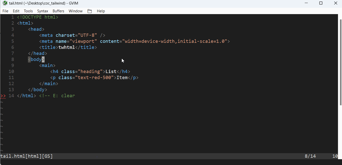 Not launching when I enter an HTML file · Issue #28 · yaegassy/coc-tailwindcss3 · GitHub