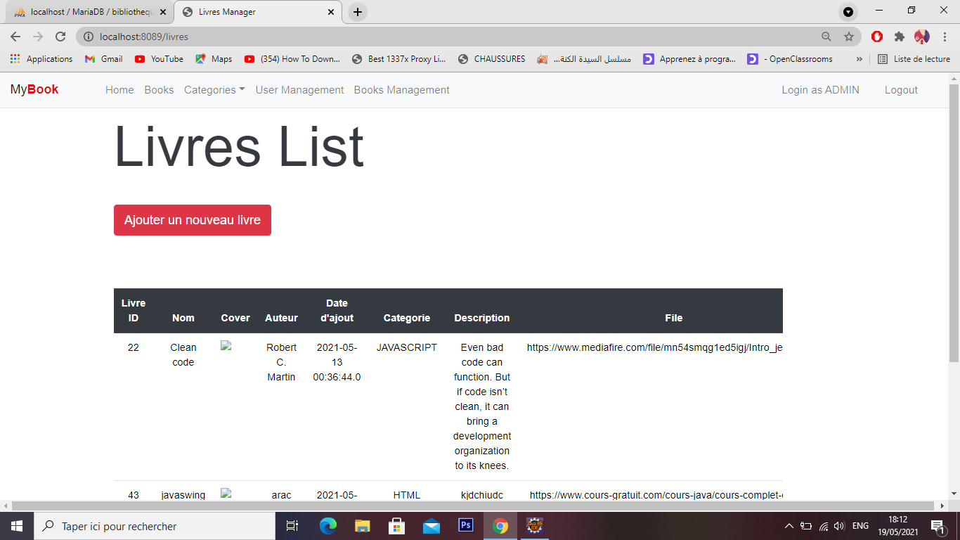 GitHub - lamyaa21/LibraryOnline: A library to download programming book ...