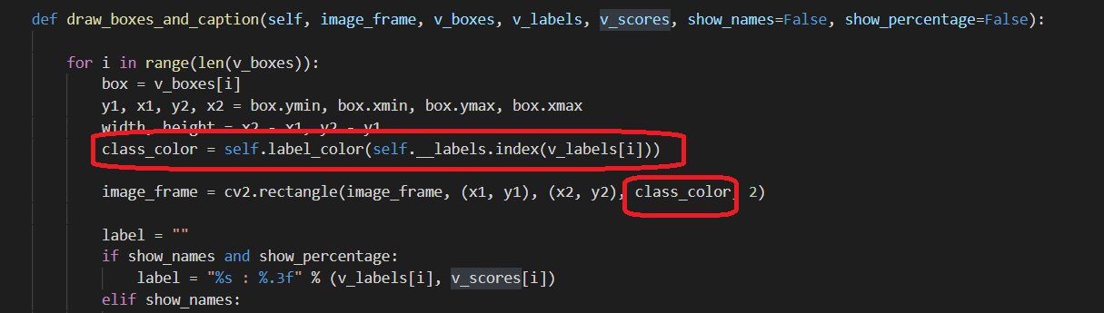 How to change color of bounding box based on some condition? · Issue #571 · OlafenwaMoses ...