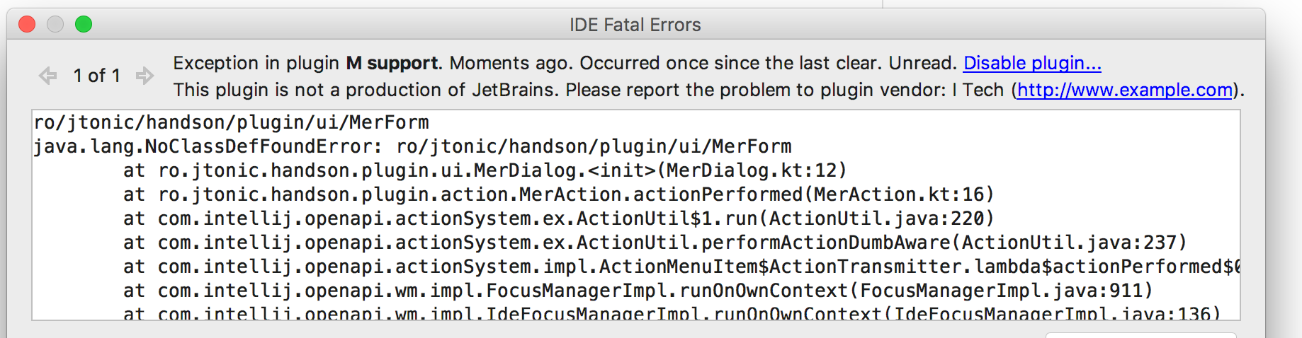 "Class to bind does not exist" warnings during compileTestJava ...