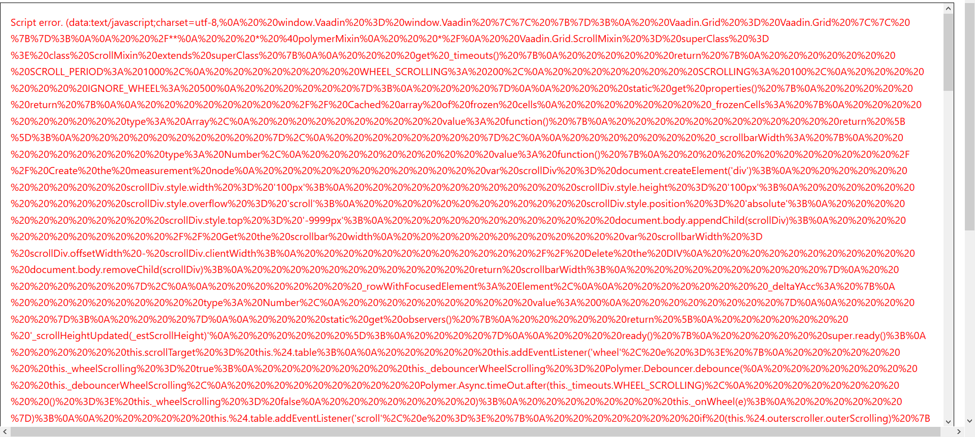 Broken grid after scrolling and replacing items · Issue #1239 · vaadin/flow-components · GitHub