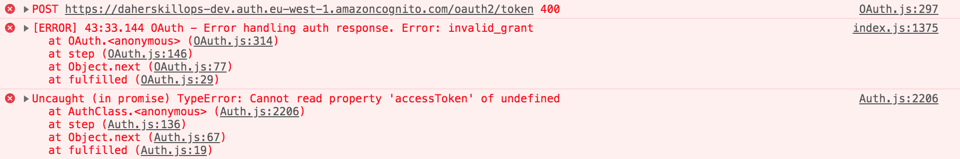 Amplify console deployment: federated redirection doesn't work using custom domain · Issue #107 ...