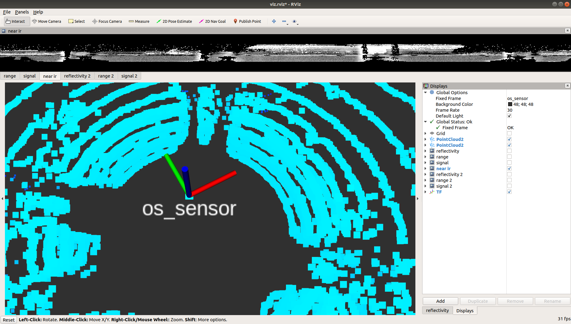 Ghost Point In The Cloud After New Update · Issue 429 · Ouster Lidar