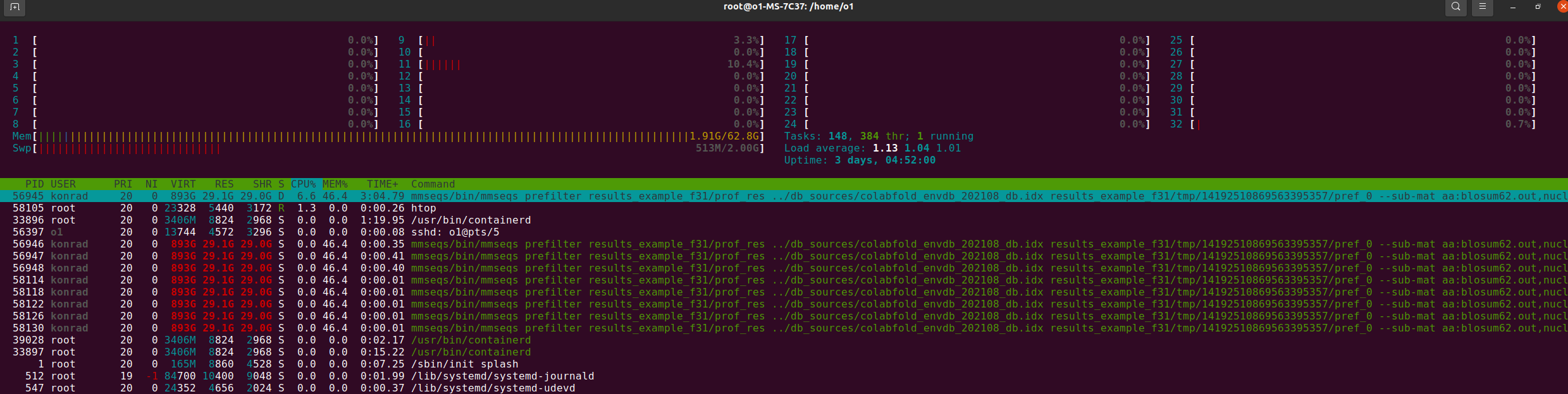 How to speed up `colabfold_search` command on local search? · Issue #160 · sokrypton/ColabFold ...