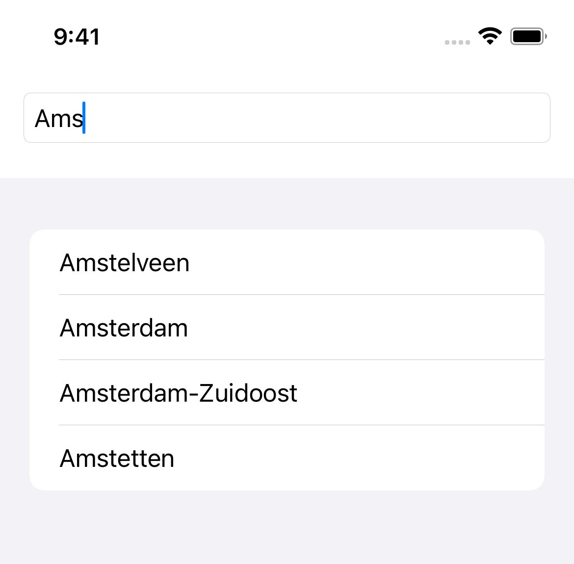 Autocomplete For A Text Field In SwiftUI Using Async await