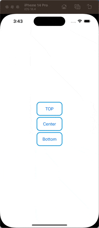 GitHub - Noodlekim/NKToast: A toast for swiftUI. It is able to set a type of message, and position.