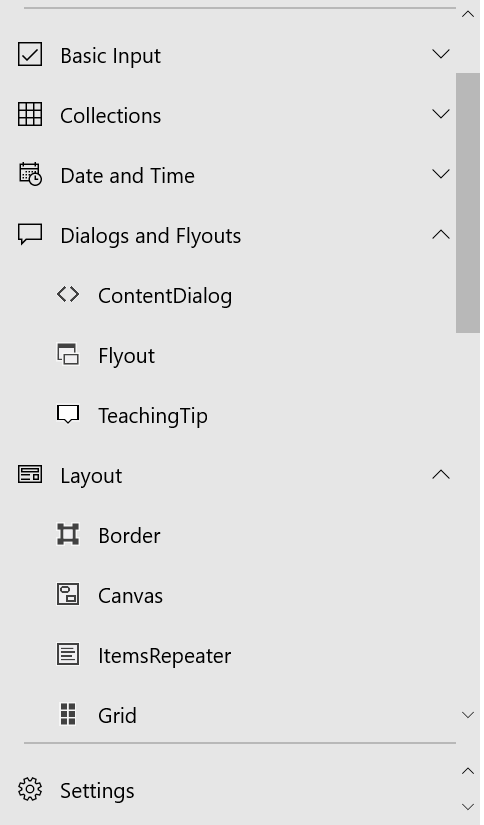 Empty scrollbars appear next to footers in NavigationViews · Issue #614 · microsoft/WinUI ...