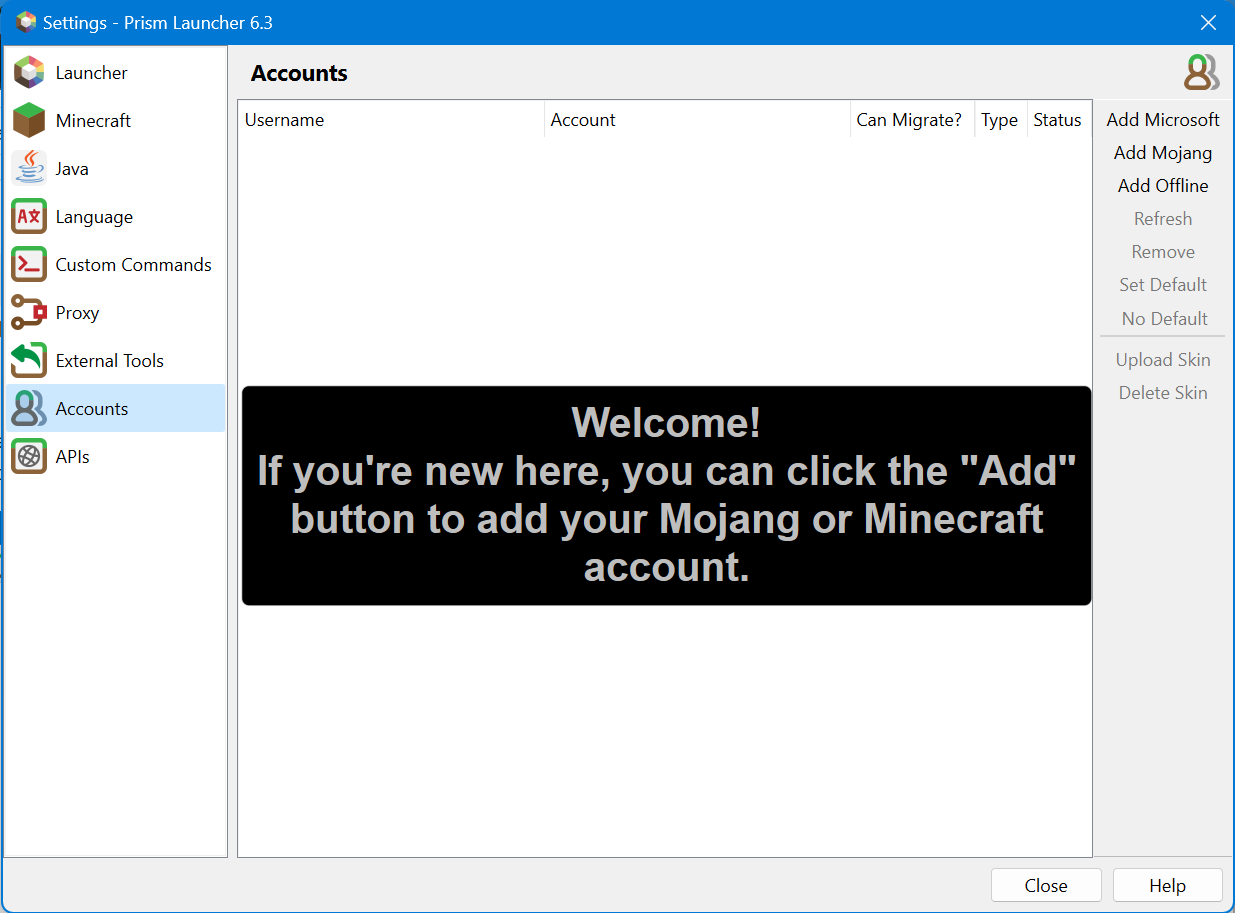 Add Login To Onboarding · Issue 949 · Prismlauncher Prismlauncher · Github