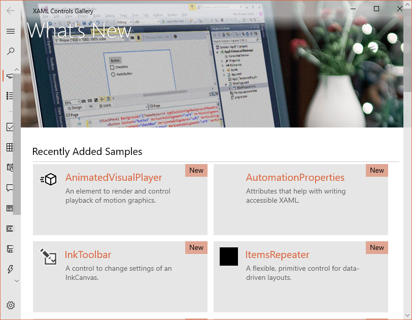 What's New header blocks scrollbar · Issue #338 · microsoft/WinUI-Gallery · GitHub