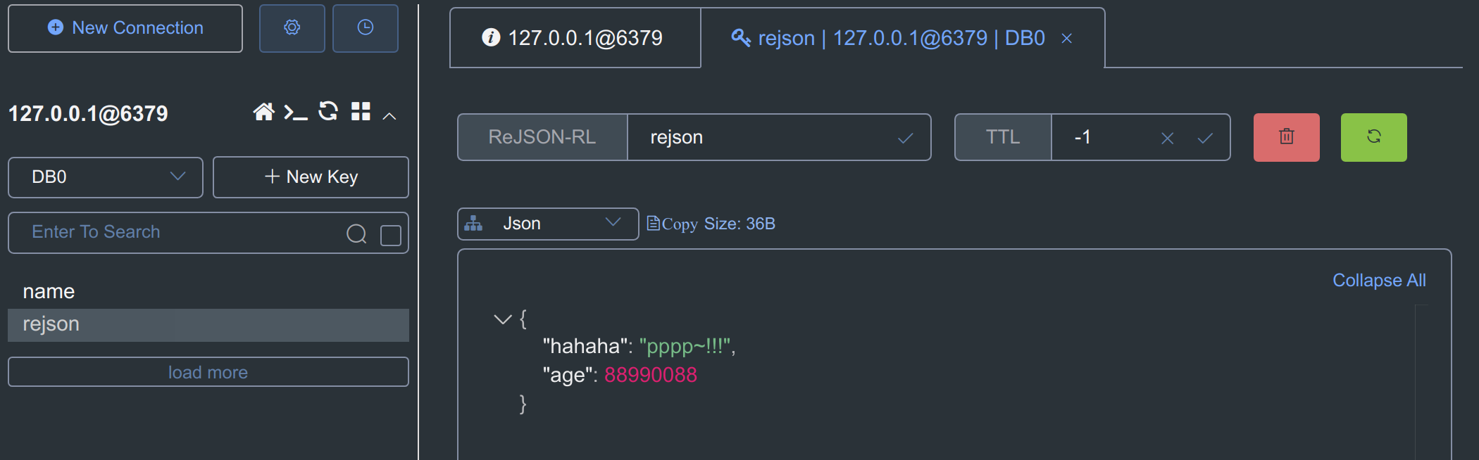 请问可否增加对rejson 数据类型的支持?can You Add Support For Rejson Type Pls · Issue 706 · Qishibo 7308