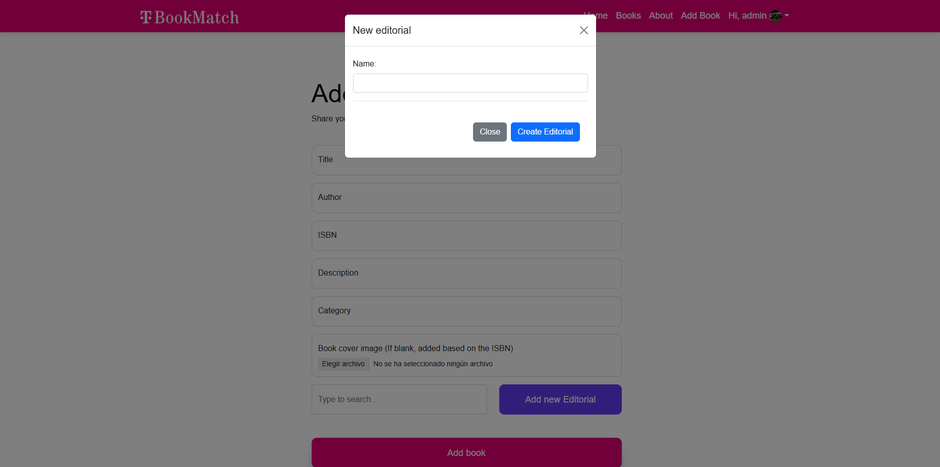 GitHub - paul-23/bookmatch-frontend: BookMatch Fronted