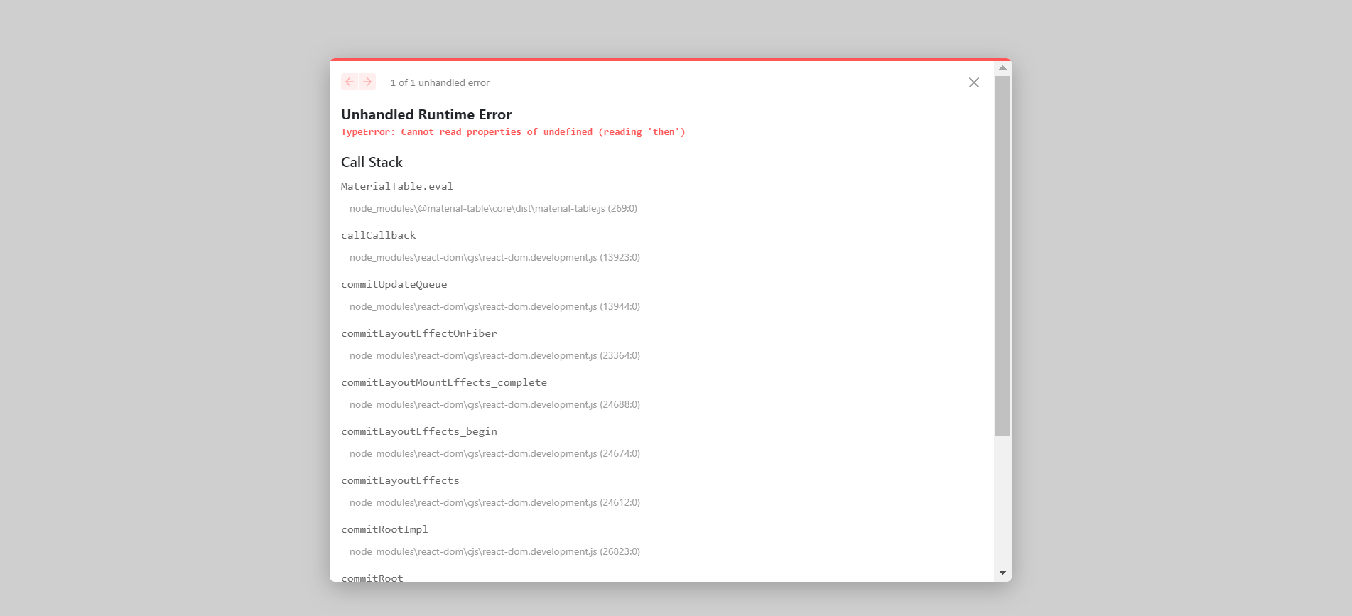 Error In Onrowdelete Function When Clicked Delete Button Actions · Issue 616 · Material Table 