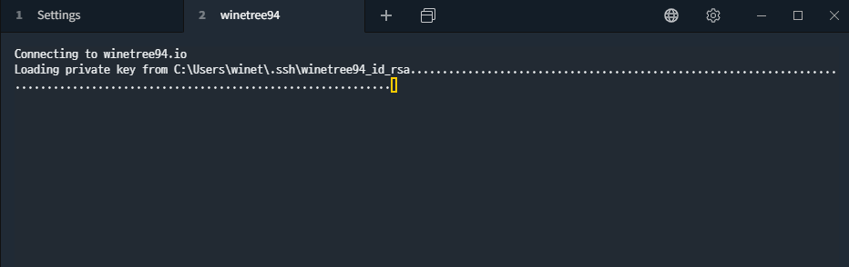 Connection doesn`t work on SSH · Issue #1449 · Eugeny/tabby · GitHub