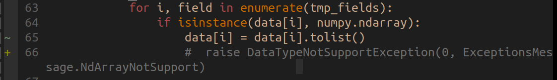 [FEATURE]: Support `numpy.ndarray` for vector field · Issue #890 · milvus-io/pymilvus · GitHub