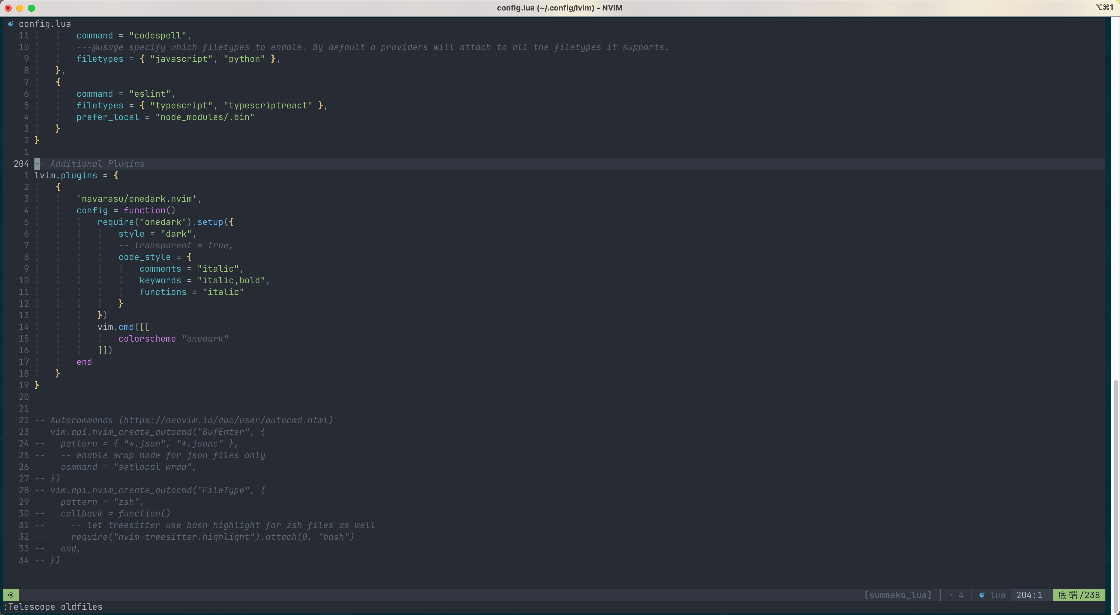 It Seems That The Configuration Of Colorscheme Did Not Work · Issue 3336 · Lunarvim Lunarvim