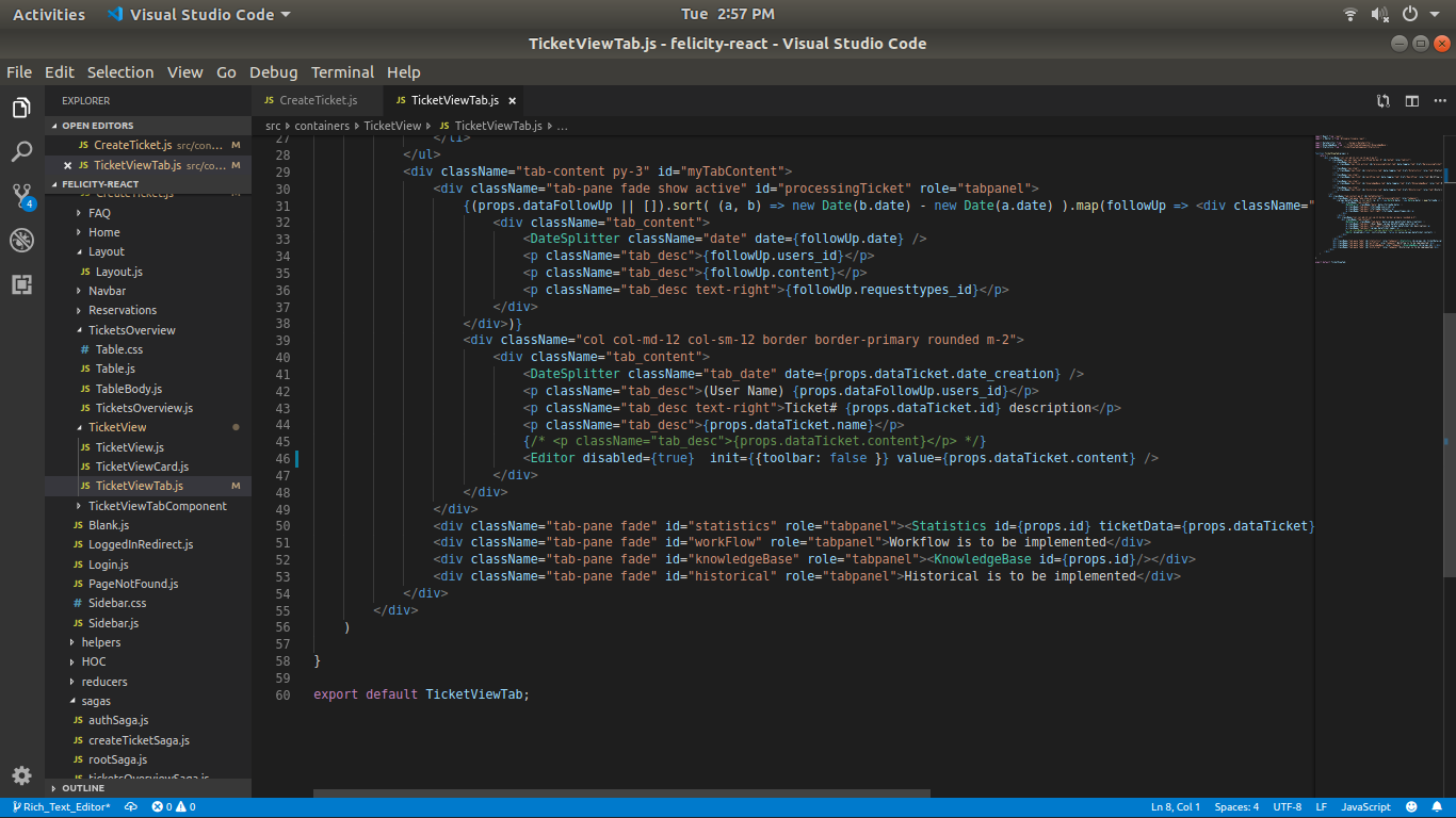 Output of the Rich Text Editor does not match with the input. · Issue ...