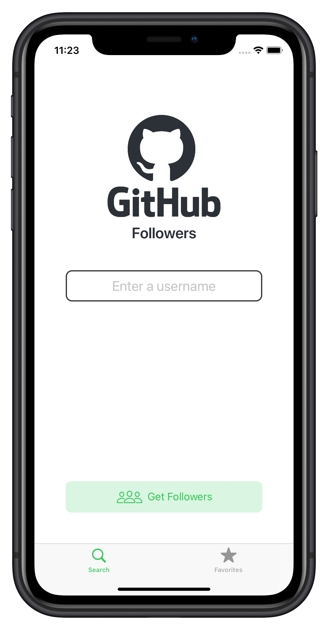 GitHub - JAZZKIT/GitHub-Followers: The application is based on the ...