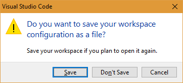 Cancelling opening a folder from a multi-root unsaved workspace corrupts the current worksapce ...