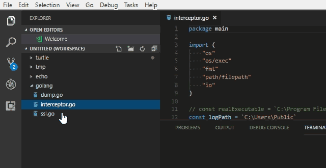 Cancelling opening a folder from a multi-root unsaved workspace ...