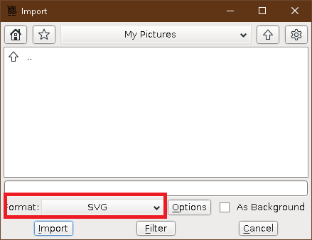 Can't import svg, no files in import window, just directories · Issue #4365 · fontforge ...