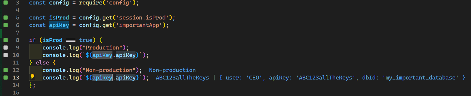 Prevent Live Feedback for secrets/api keys · Issue #813 · wallabyjs/quokka · GitHub