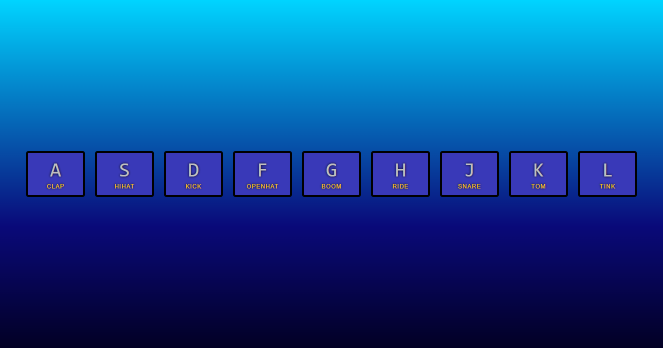 Github Sa1123javascript Drumkit Javascript Drumkit 0623