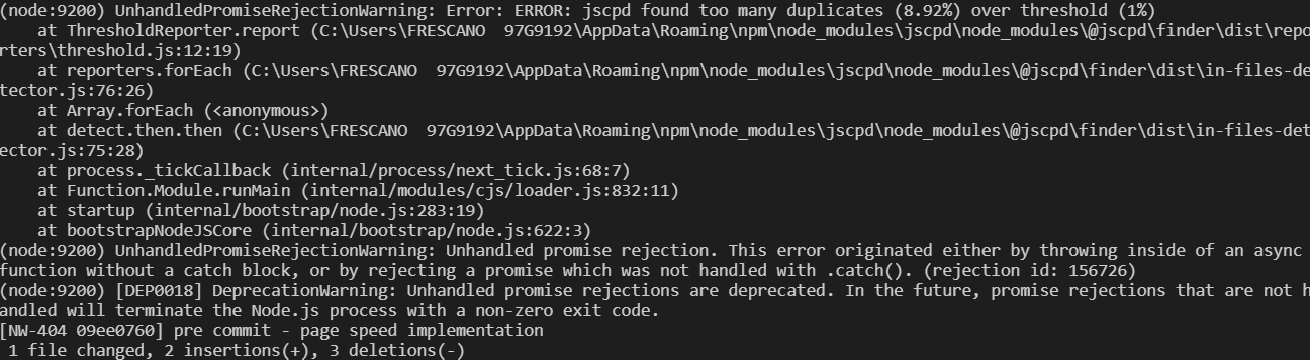 Error thrown by setting threshold not being picked up by lint-staged · Issue #363 · kucherenko ...