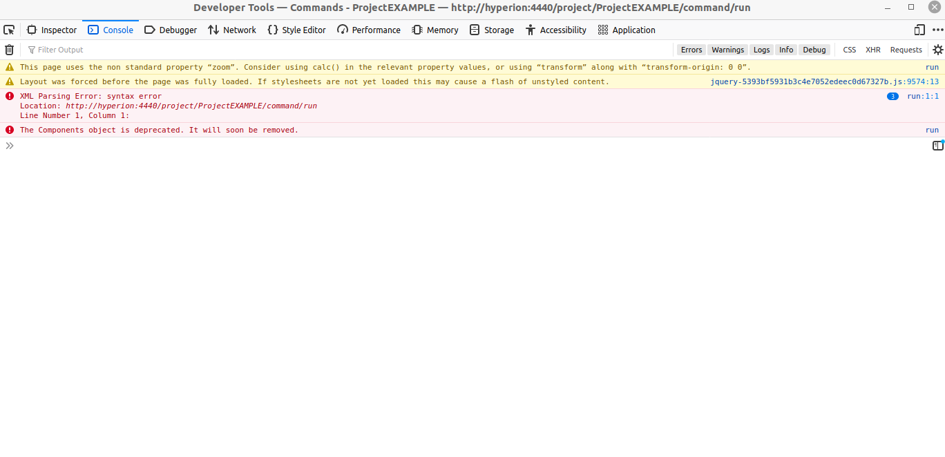 Commands page shows JS/HTML error · Issue #6686 · rundeck/rundeck · GitHub
