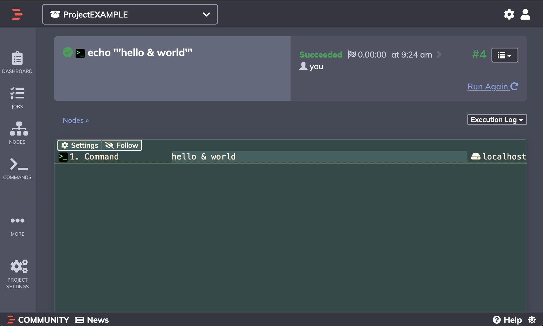Ad Hoc Commands With The Local Node Executor Do Not Honor Quotation Marks · Issue 7505 0453