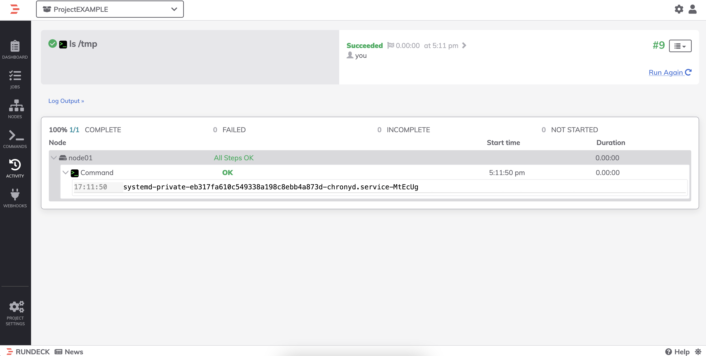 Commands Log Output Is Empty · Issue 7748 · Rundeckrundeck · Github 