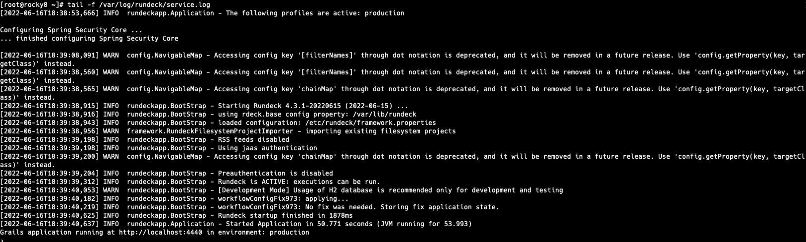 Rundeck fails to start on H2 · Issue #7764 · rundeck/rundeck · GitHub