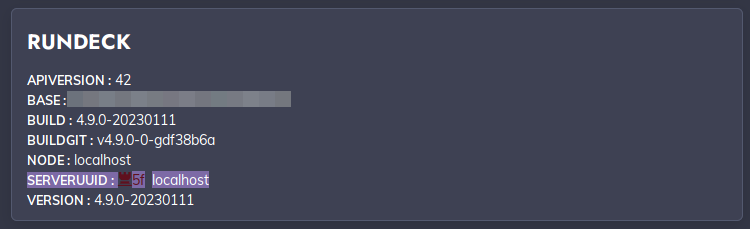 System Report shows node name on SERVERUUID · Issue #8202 · rundeck/rundeck · GitHub