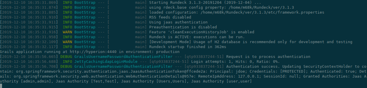 LDAP DEBUG messages always show no matter what set on the configuration ...
