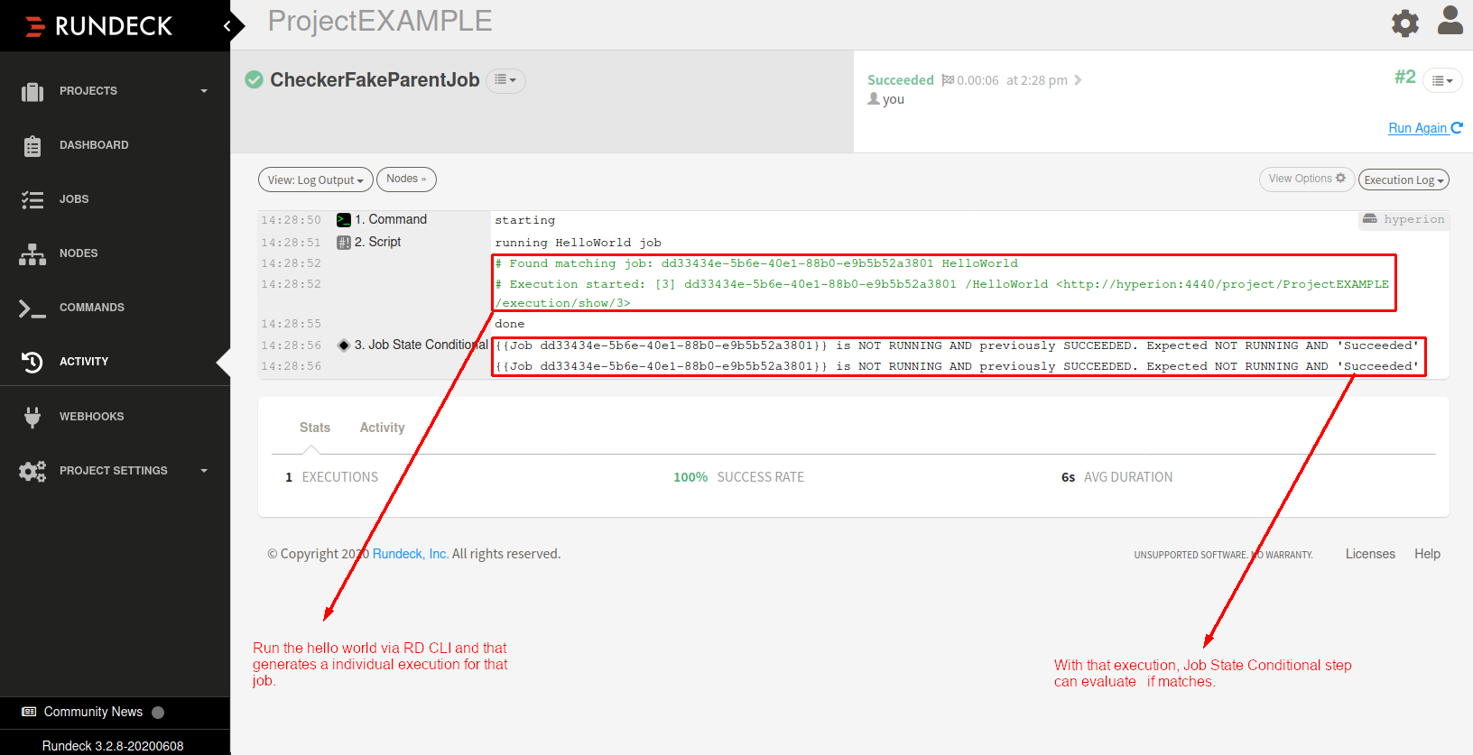Job Conditional Reports Previous Job "Never Run" · Issue #6135 · rundeck/rundeck · GitHub