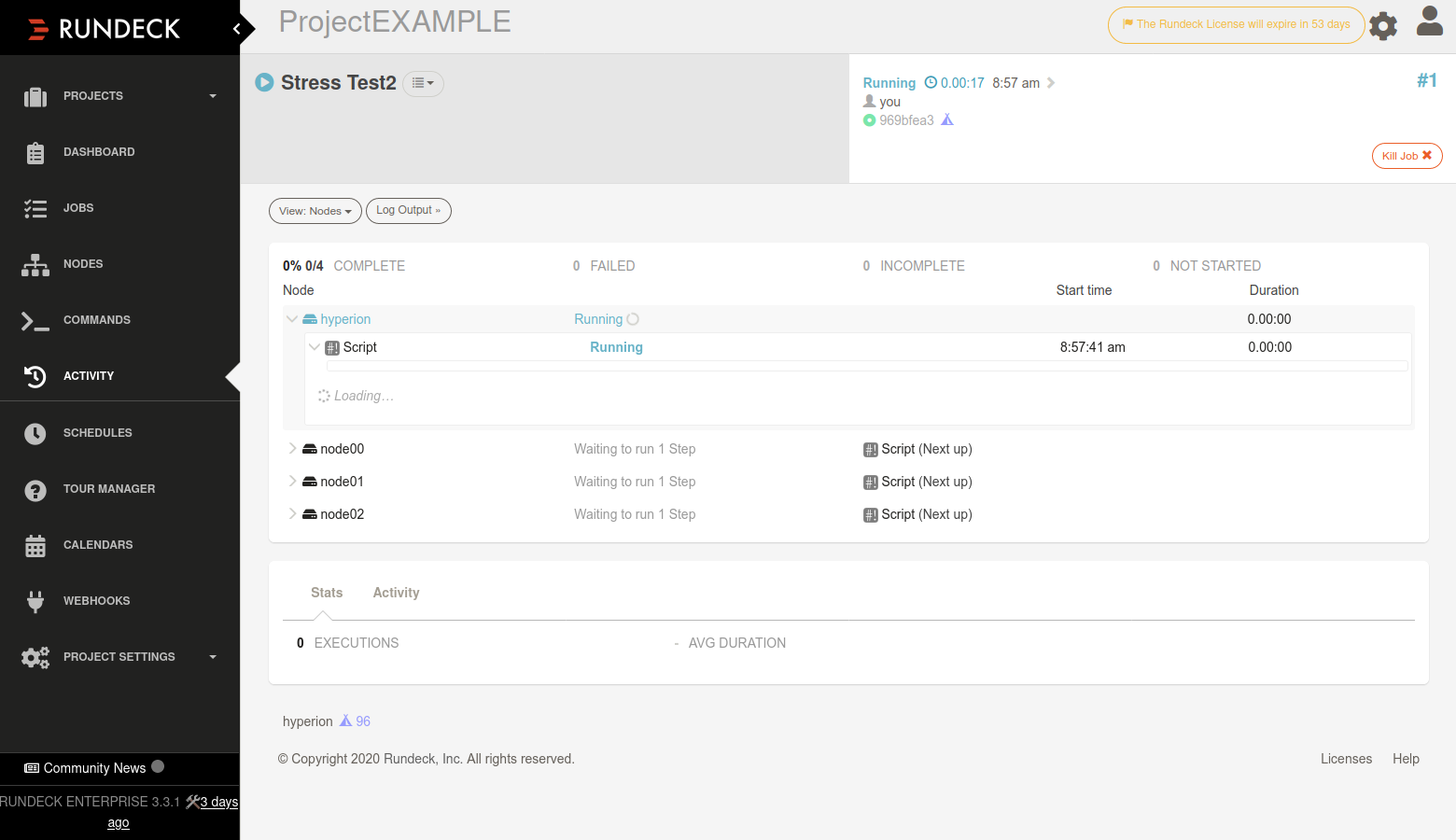 Output is "job buffered" · Issue #6318 · rundeck/rundeck · GitHub