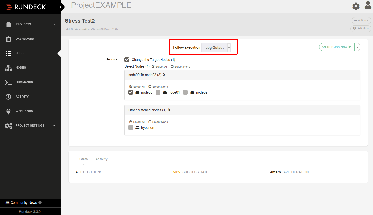 Output is "job buffered" · Issue #6318 · rundeck/rundeck · GitHub