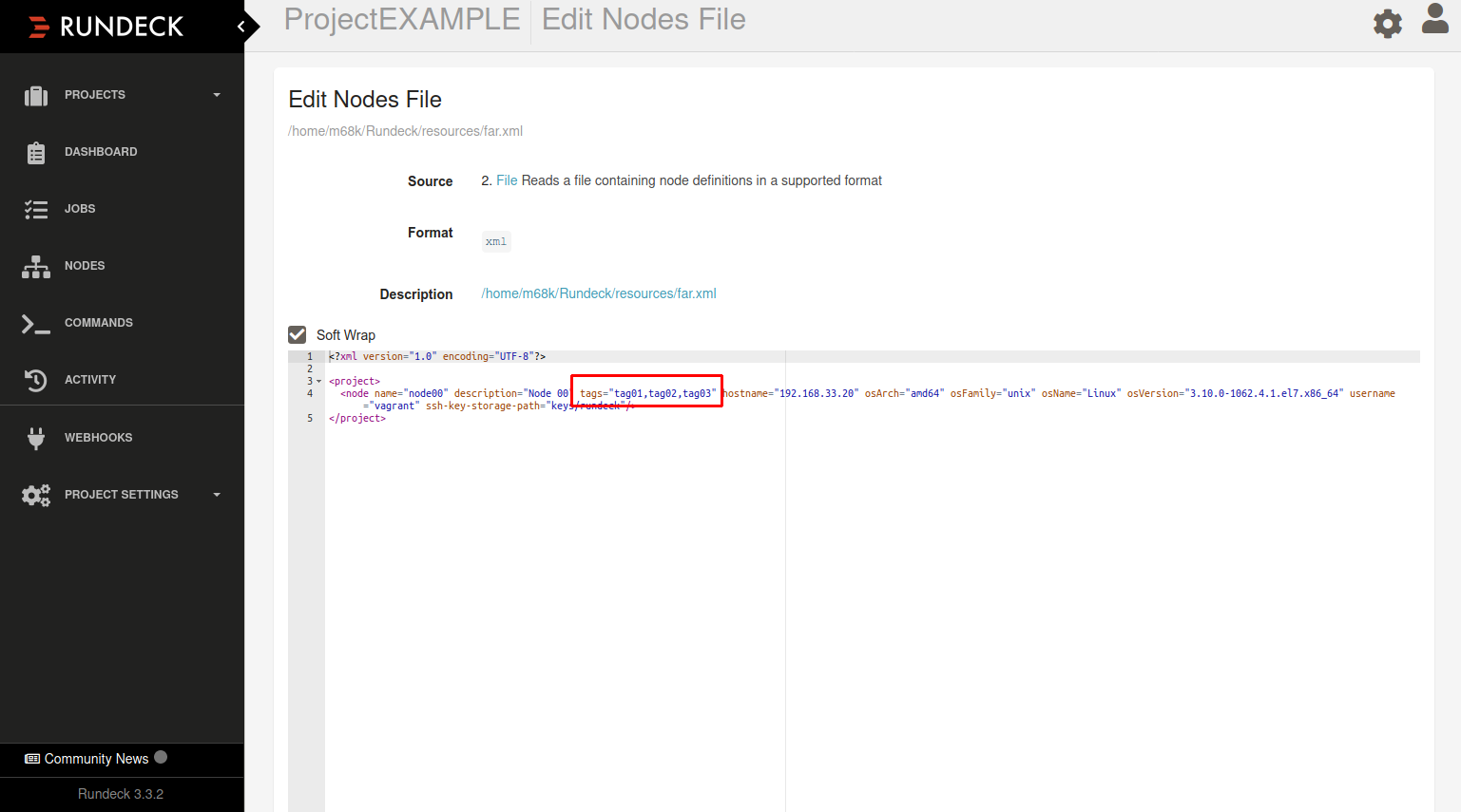 Node context variable node.tags returns null · Issue #6387 · rundeck ...