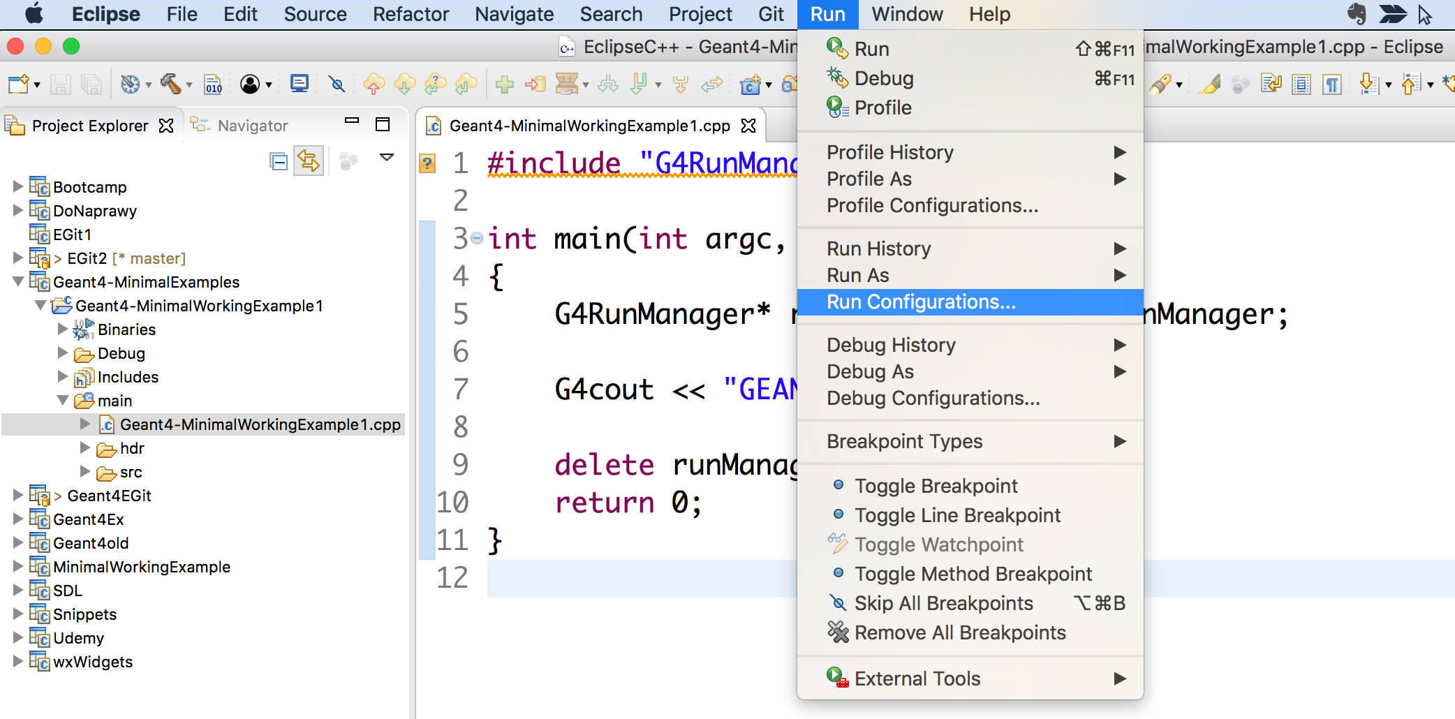 GitHub - MariuszJozef/GEANT4-MinimalExample1-CompileRunWithEclipseIDE: A rudimentary example to ...