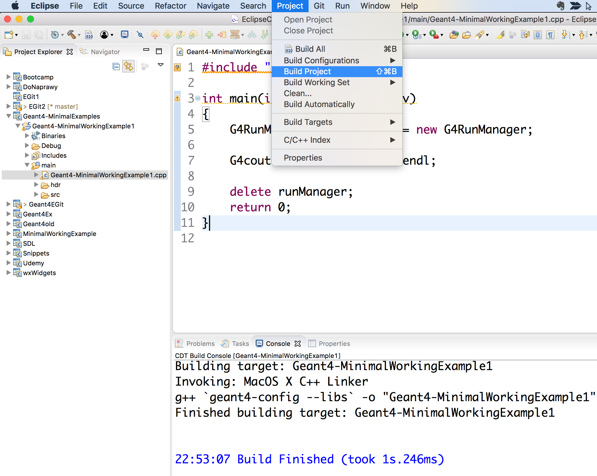 GitHub - MariuszJozef/GEANT4-MinimalExample1-CompileRunWithEclipseIDE: A rudimentary example to ...