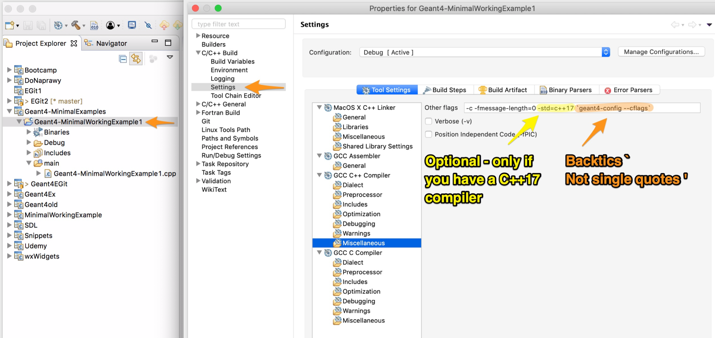 GitHub - MariuszJozef/GEANT4-MinimalExample1-CompileRunWithEclipseIDE: A rudimentary example to ...